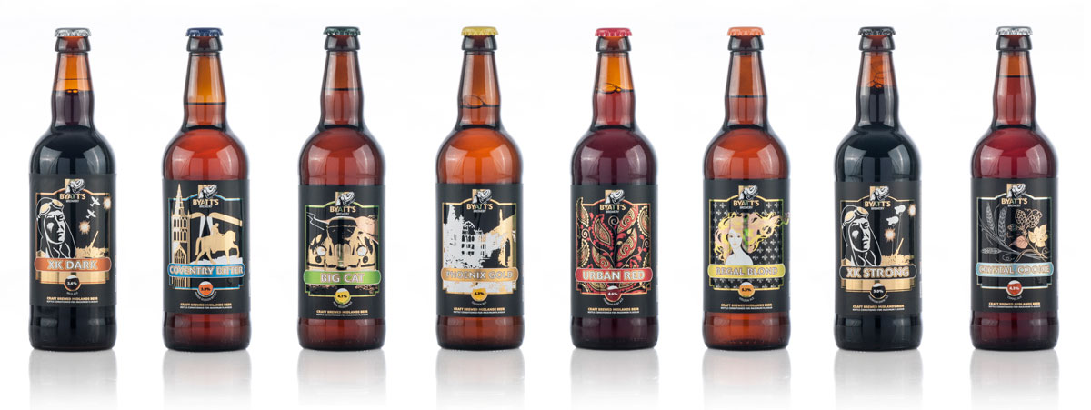 Bottled Beers Byatts Brewery